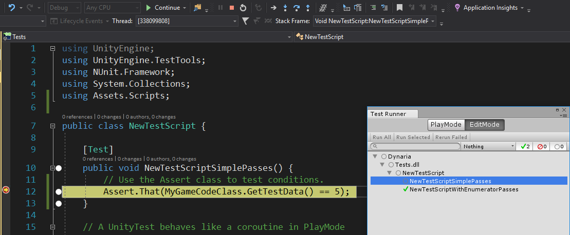 How to Set Up a Unity Editor Test Project | Dancer's Code